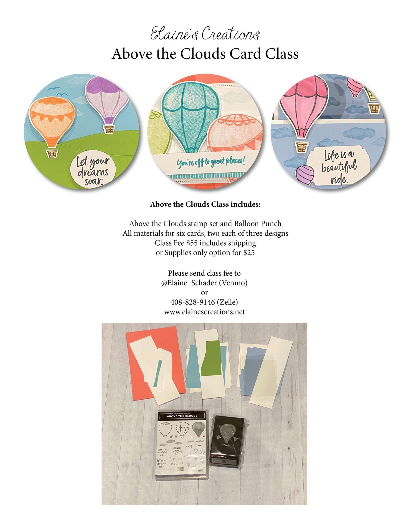 How to Create a Scenery Card | Sweet Stampin' | Elaine Schader ...