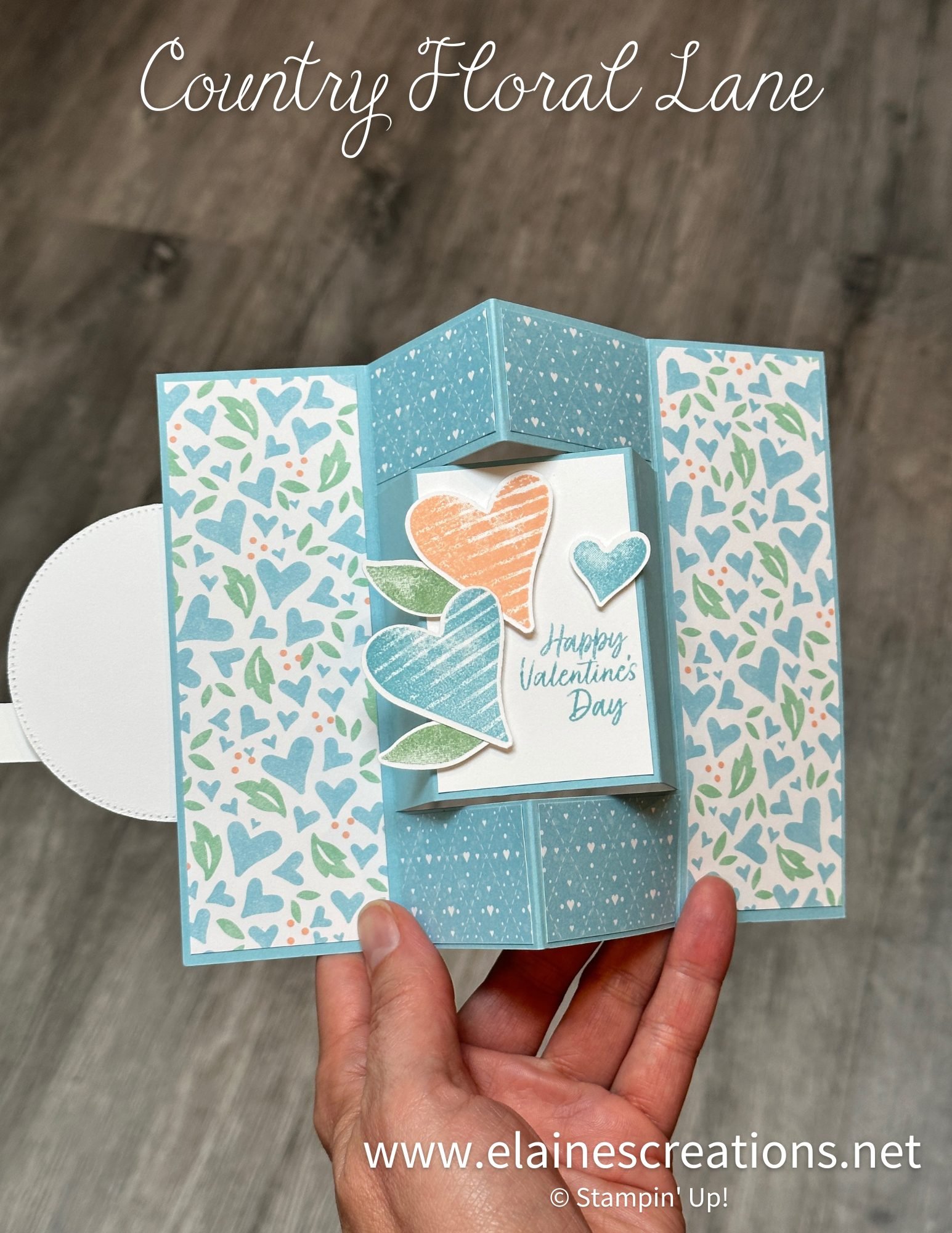 Surprise Gatefold Panel Card | Sweet Stampin' | Elaine Schader ...