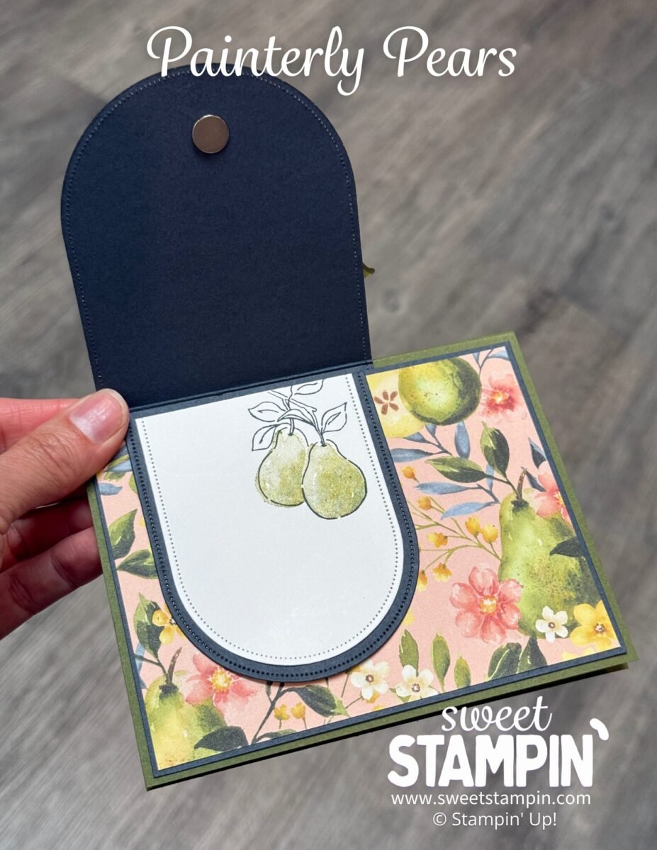 WOW Your Friends: Painterly Pears Arch Flap Card | Sweet Stampin ...